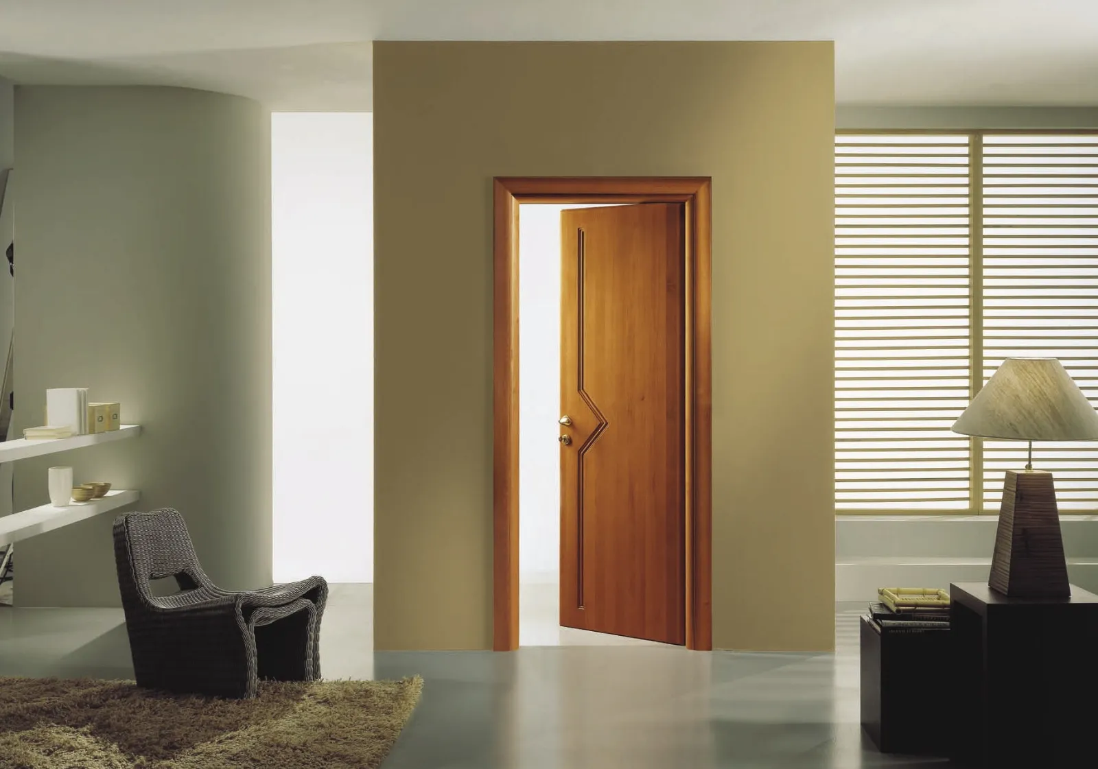 Porte in legno massello per interni