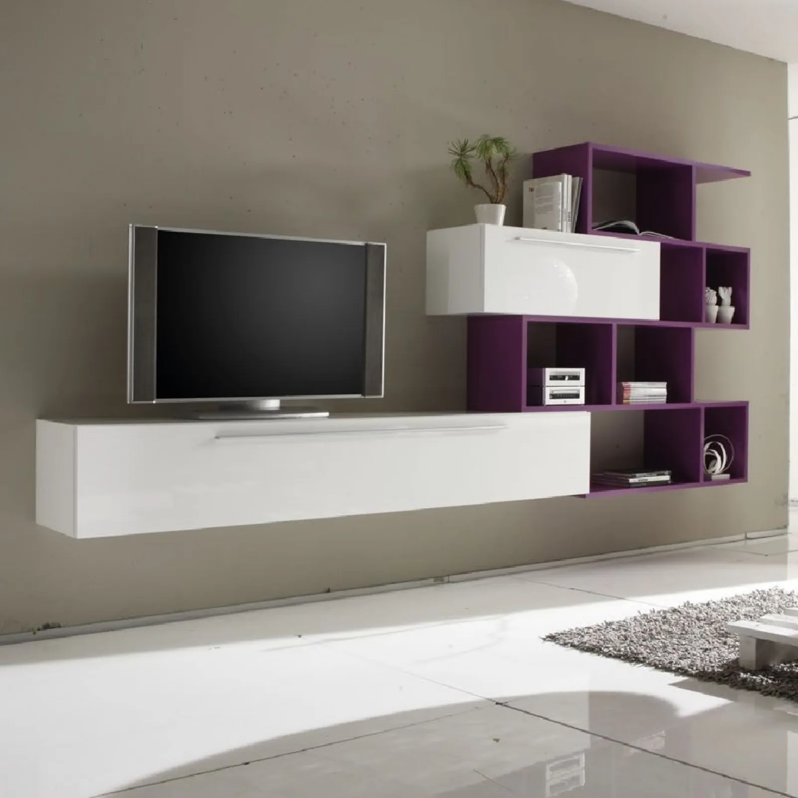 Mobili soggiorno moderni colorati