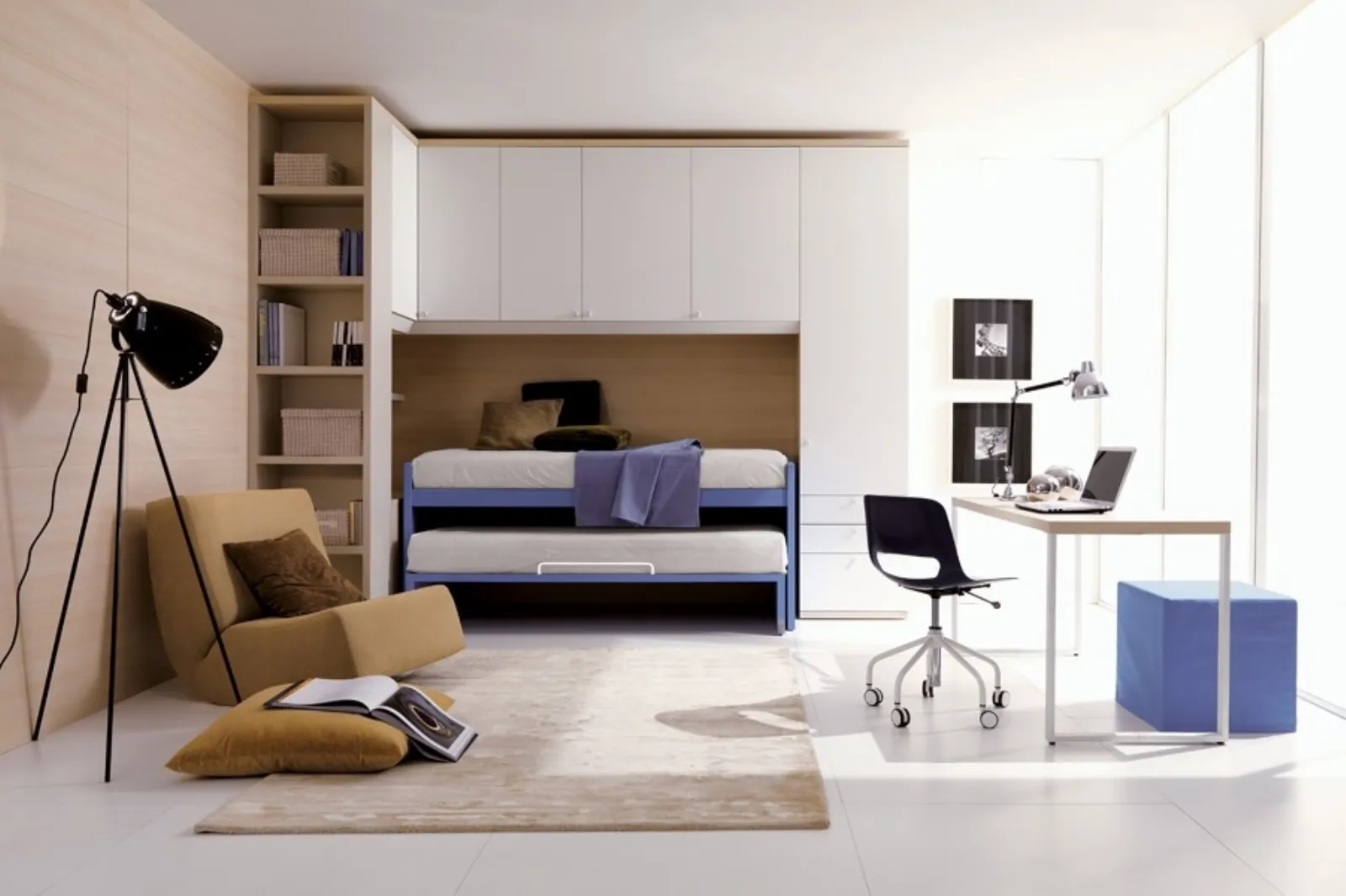 Camera a ponte, soluzione salvaspazio