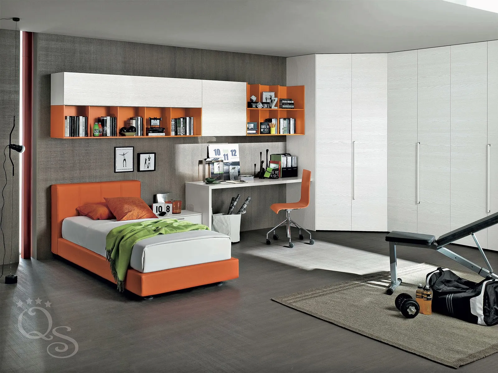 Camera bambini pratica e colorata